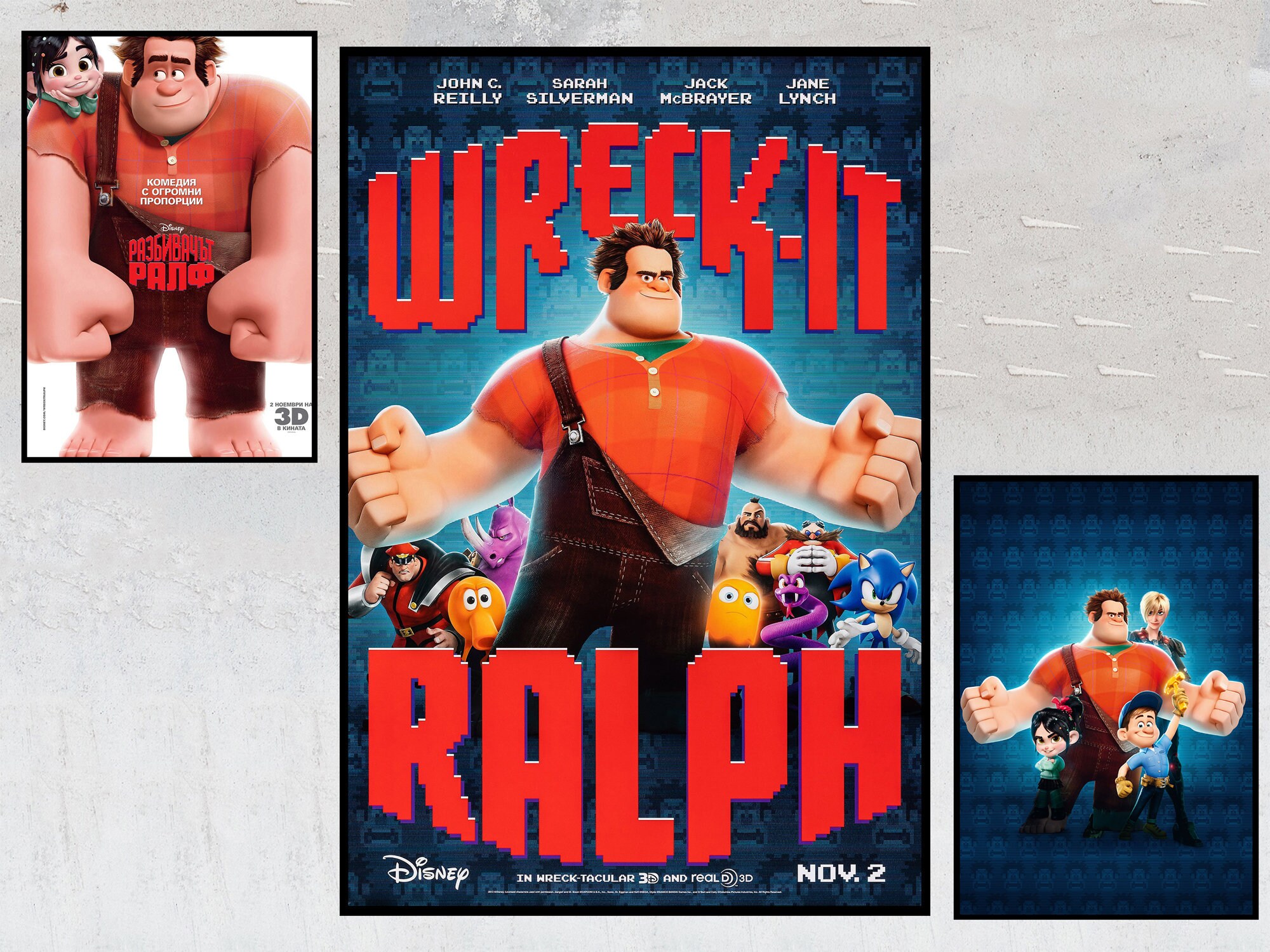 Wreck It Ralph Film Posters Collectors Memorabilia Personalized Poster Ts Poster Print On
