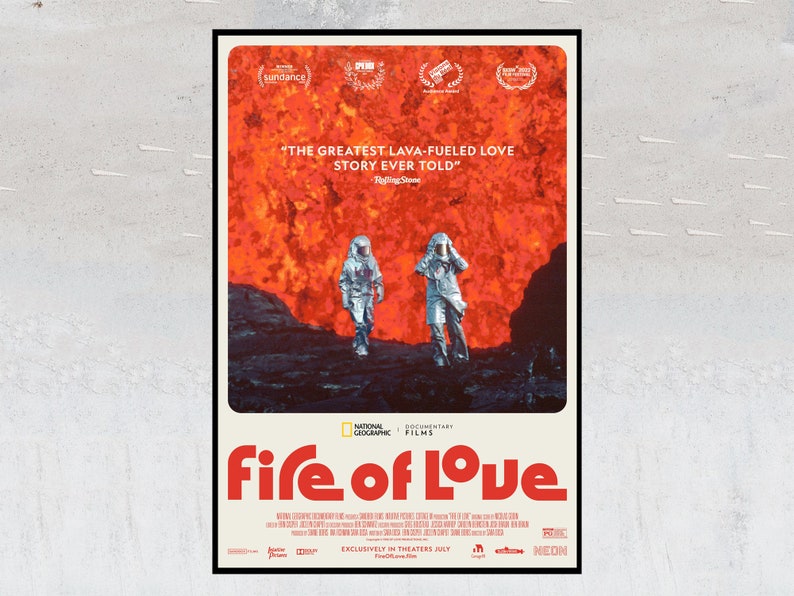 Fire of Love Film Posters Collector's Memorabilia Personalized Poster ...