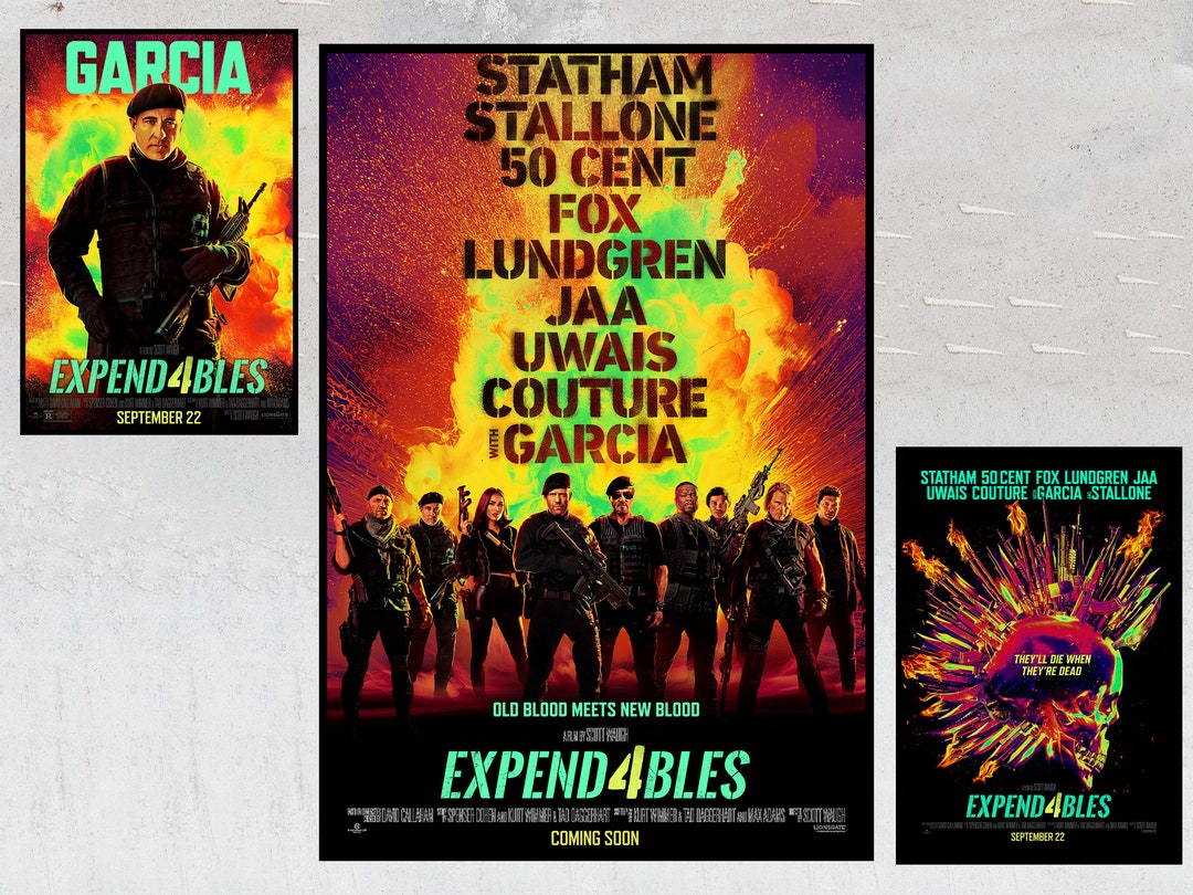 The Expendables 4 Film Posters Collector's Memorabilia Personalized ...