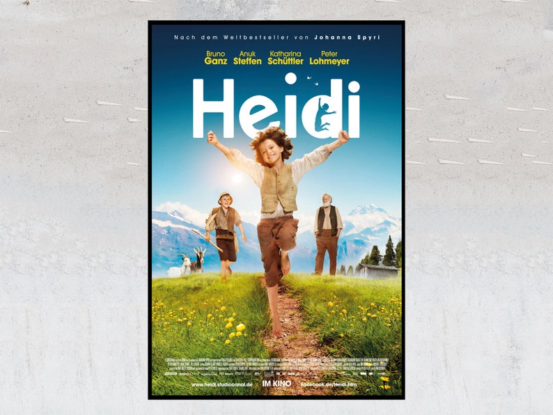 Heidi Film Posters Collector's Memorabilia Personalized Poster Gifts ...