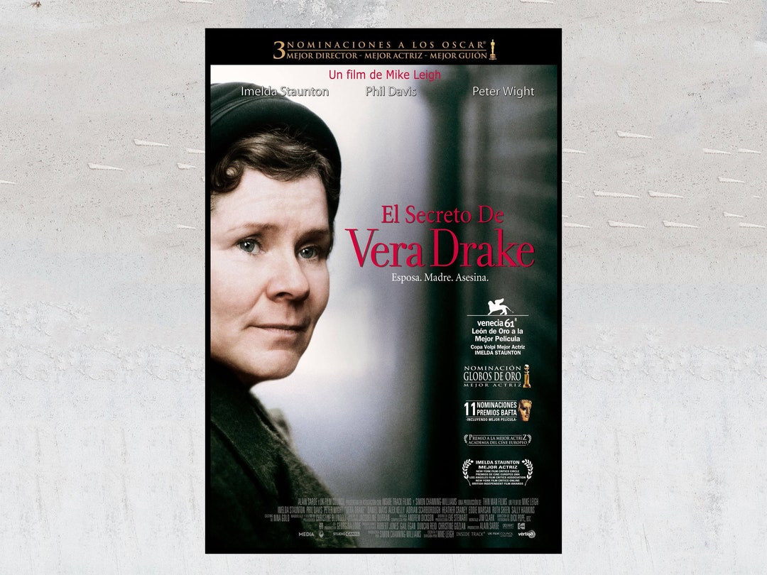 Vera Drake Film Posters Collector's Memorabilia Personalized Poster ...