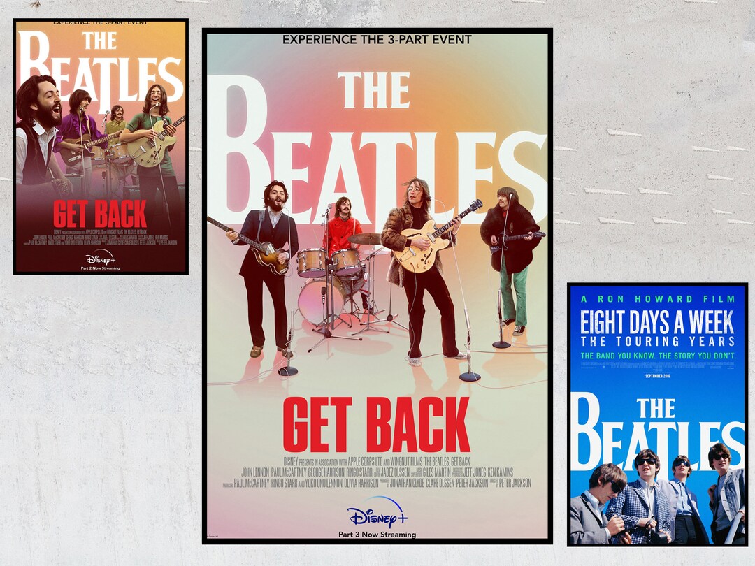 The Beatles Get Back Film Posters Collector's Memorabilia Personalized ...