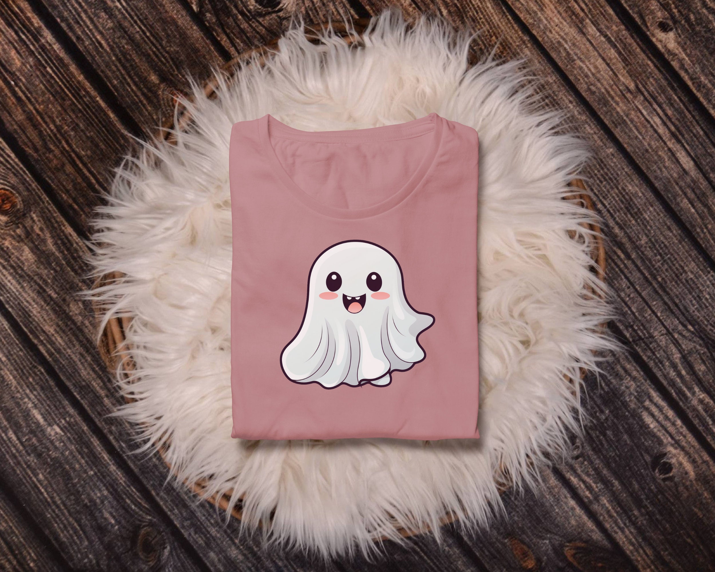 Cute Ghost Clipart Kawaii Ghost Svg Ghost Svg Bundle Spooky - Etsy