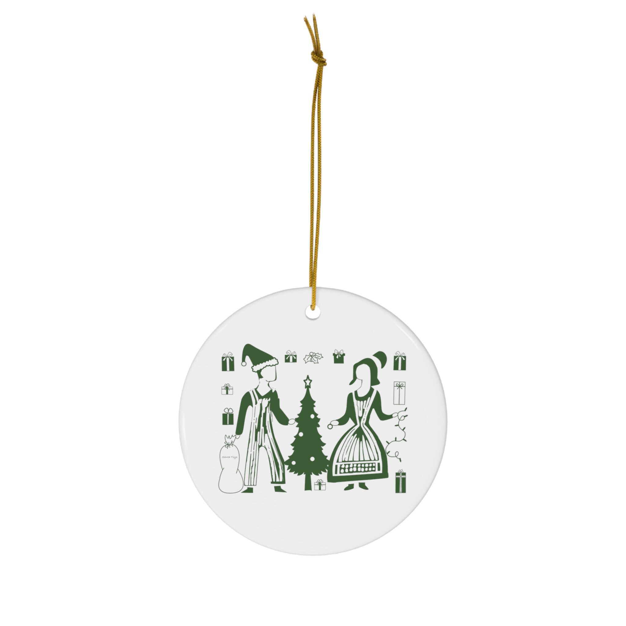 Pyrex Amish Butterprint Inspired Christmas Ceramic Holiday Tree ...