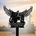 Tractor Memorial Plaque Stake, Personalized Memorial Garve Maker, Grave ...
