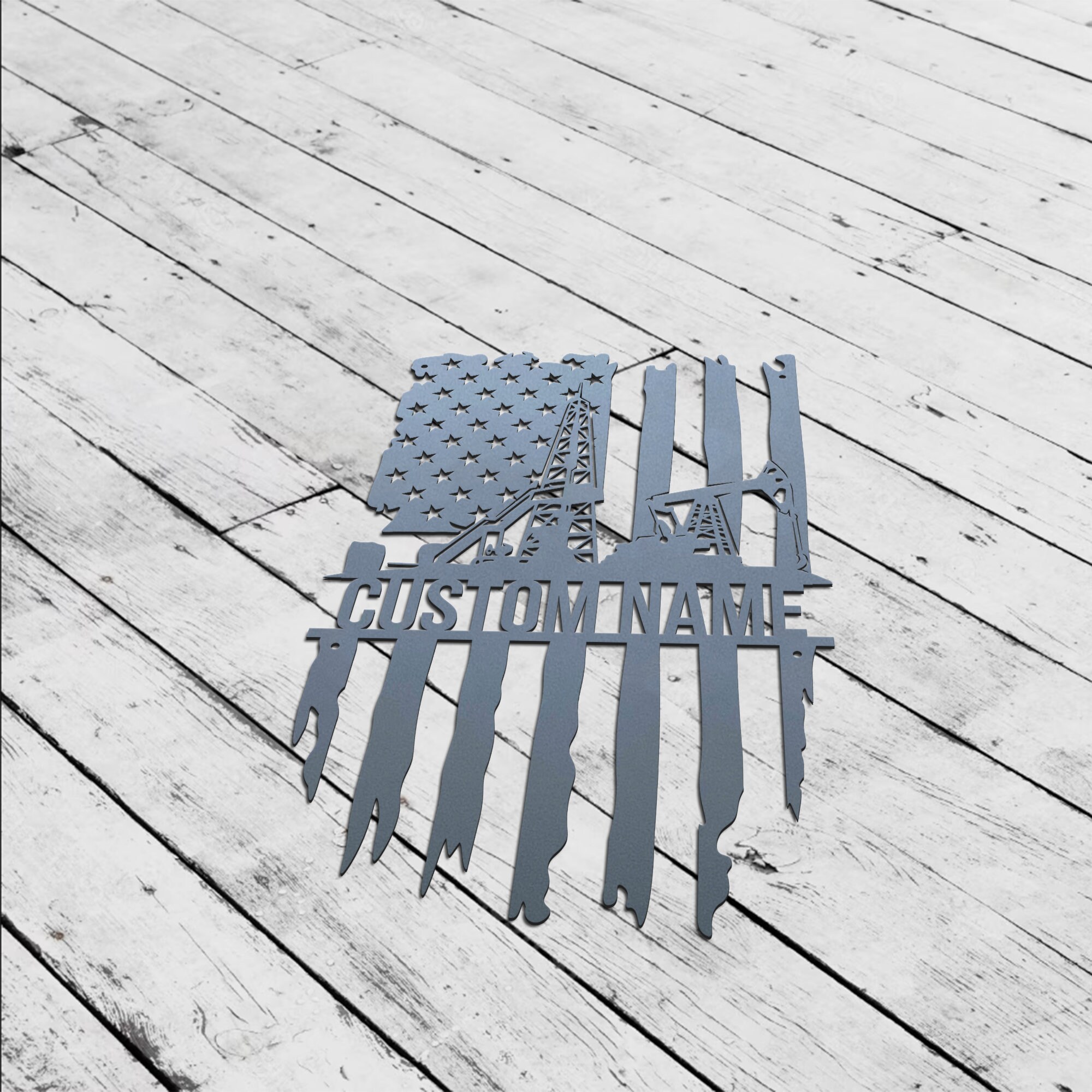 Custom Oil Field Metal Sign, Oil Field Welcome Sign, Oil Field Monogram ...