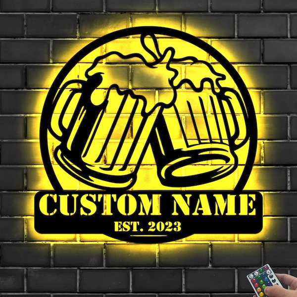 Led Beer Cave Signs - Etsy