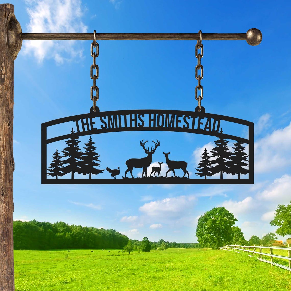 Personalized Metal Farm Sign, Custom Every Farm Sign, Large Farm Sign ...