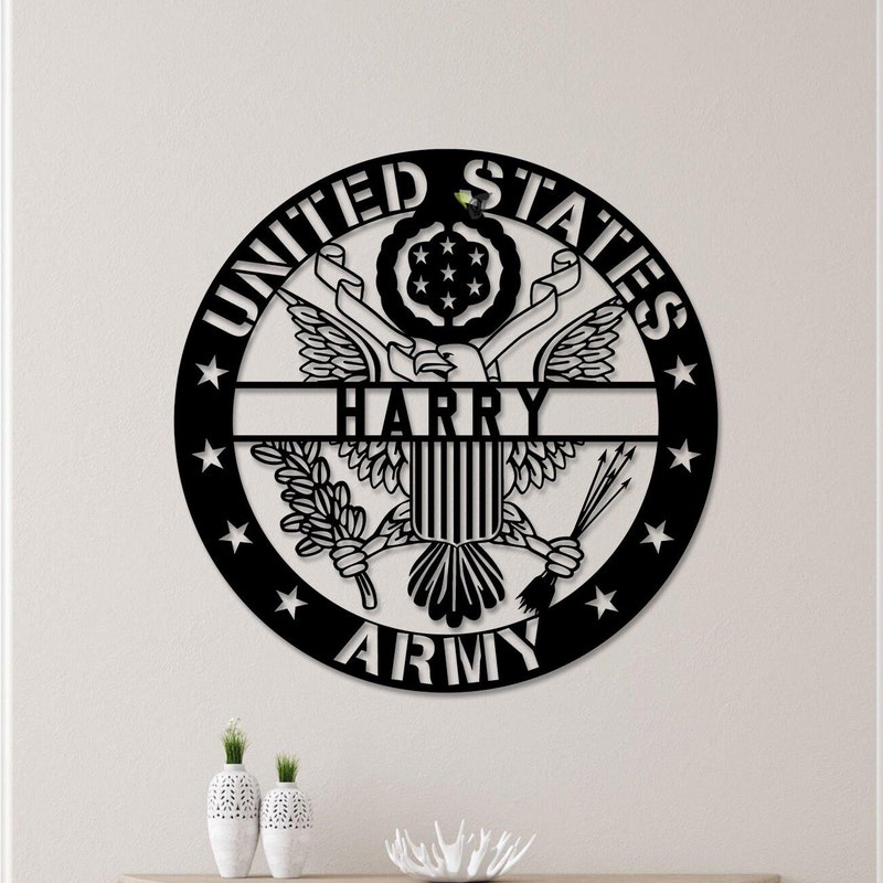 Army Veteran Metal Sign - Etsy