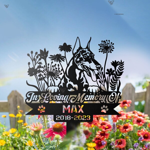 Doberman Memorial - Etsy