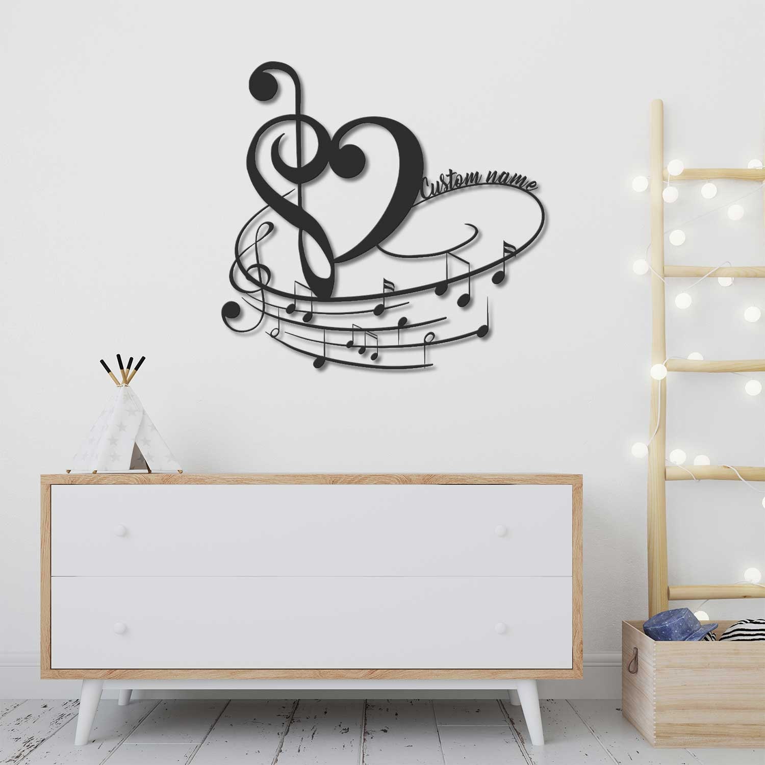Personalized Music Notes Gift, Customized Gift for Musician, Music ...