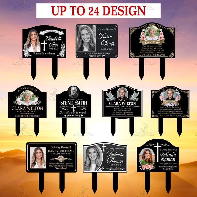 Blue Rest in Peace Sign - Etsy