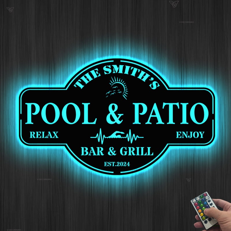 Outdoor Pool Signs - Etsy