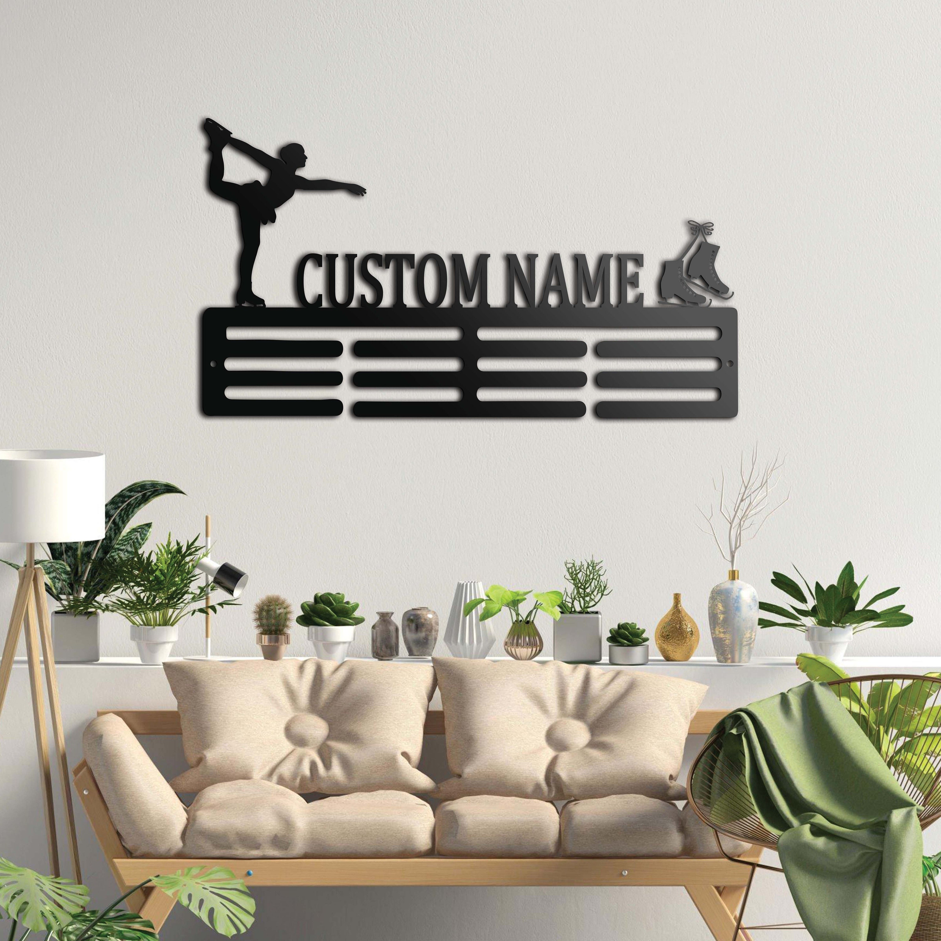 Personalized Ice Skating Award Medal Holder,custom Figure Skater Name ...