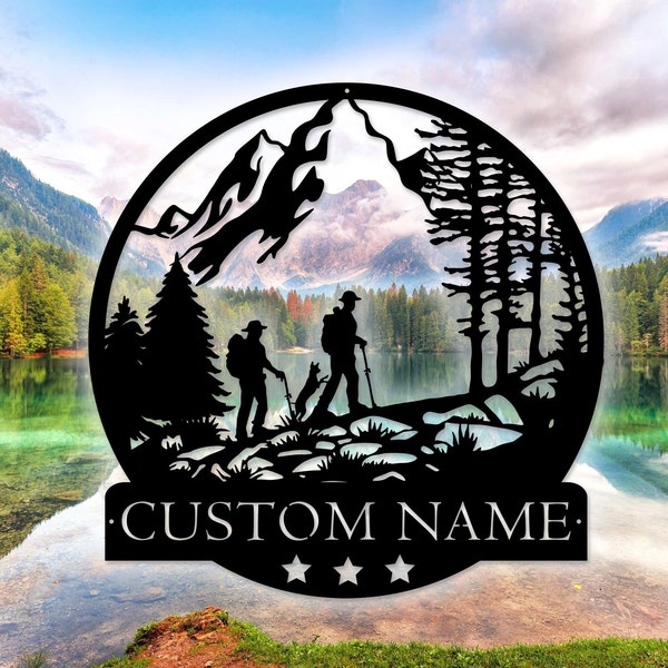 Hiking Sign - Etsy