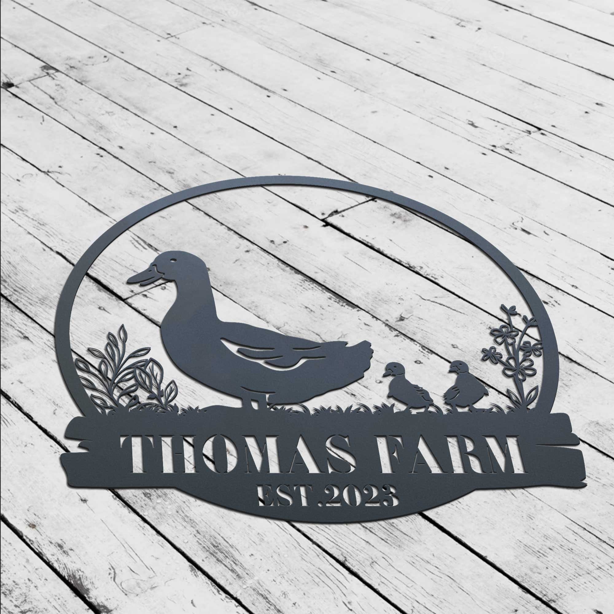 Duck Coop Sign, Duck Farm Sign, Custom Duck Sign, Duck Farmhouse Decor ...