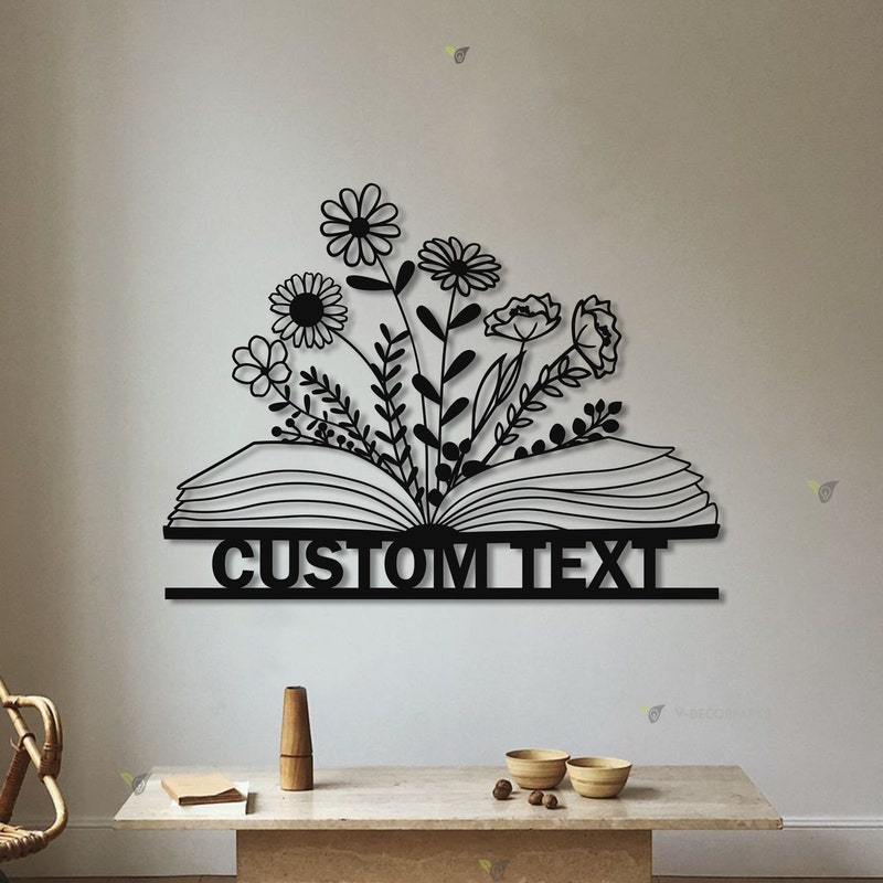 Custom Library Sign - Etsy