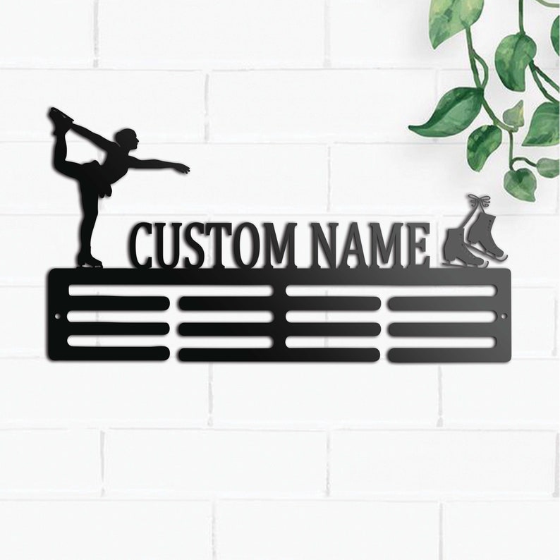 Personalized Ice Skating Award Medal Holder,custom Figure Skater Name ...