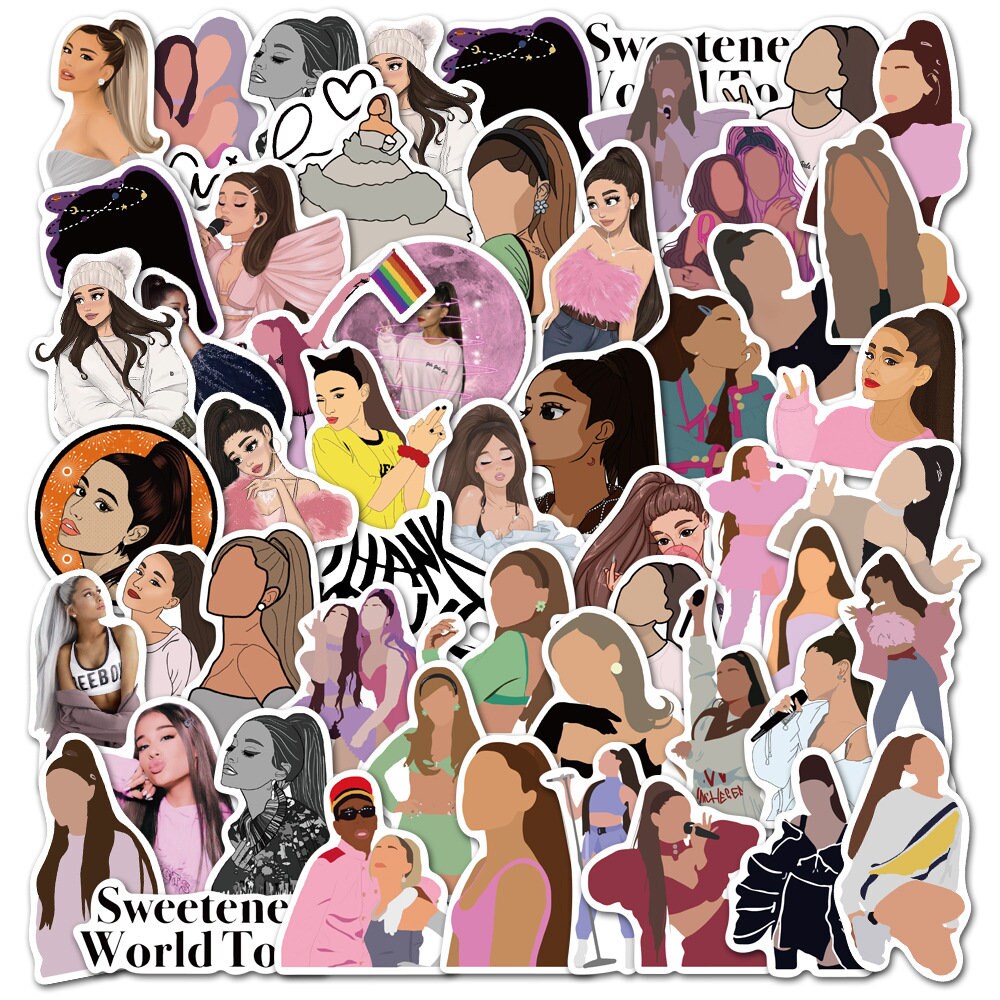 50 Ariana Sticker Pack for - Etsy
