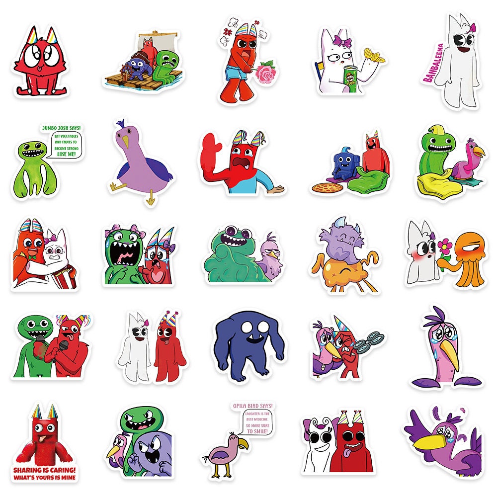 50 Garten of Banban Stickers/vinyl Sticker/waterproof Sticker - Etsy Canada