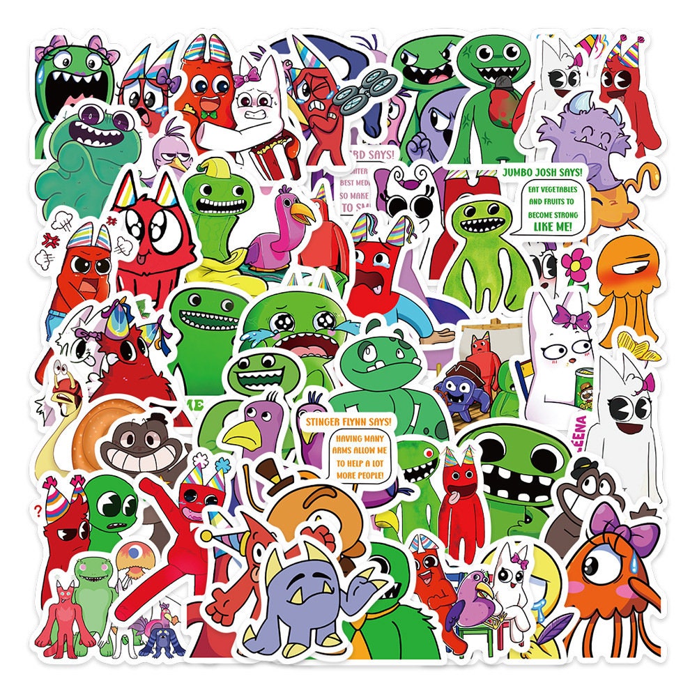 50 Garten of Banban Stickers/vinyl Sticker/waterproof Sticker - Etsy Canada