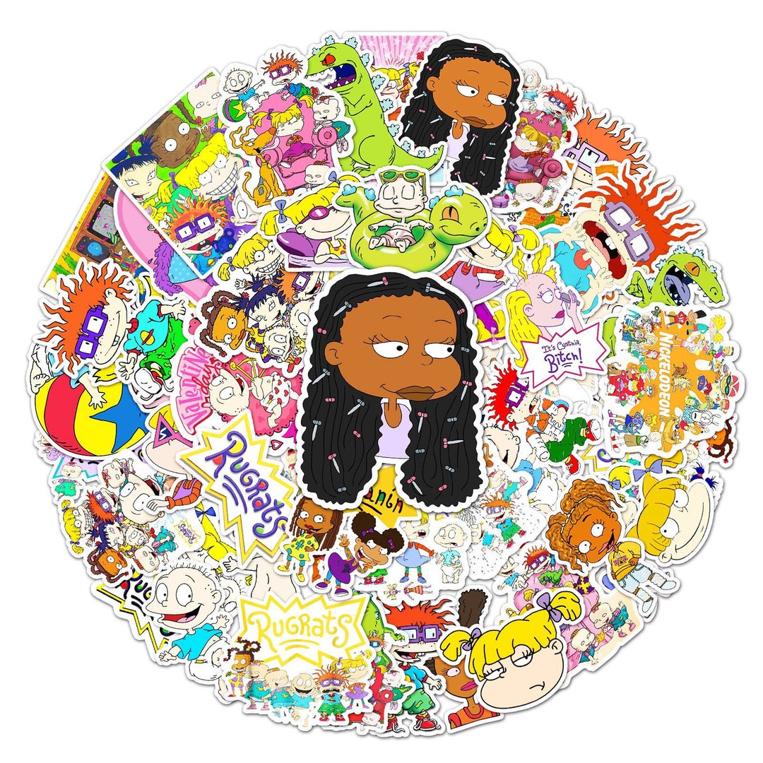 50 Rugrats Stickers/scrapbooking/sticker Pack/vinyl Sticker - Etsy