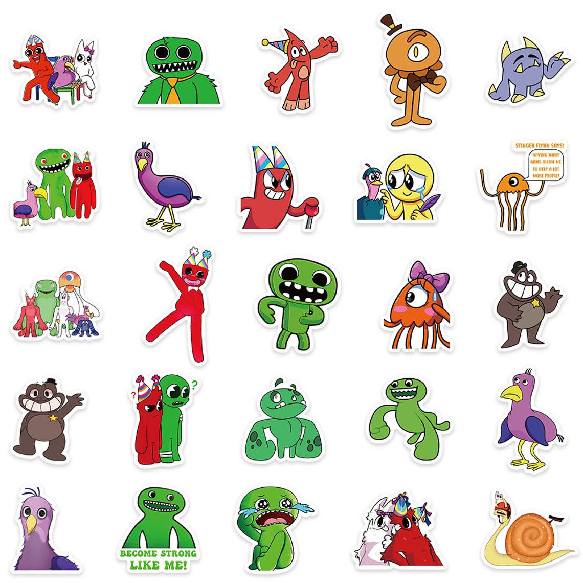 50 Garten of Banban Stickers/vinyl Sticker/waterproof Sticker - Etsy Canada