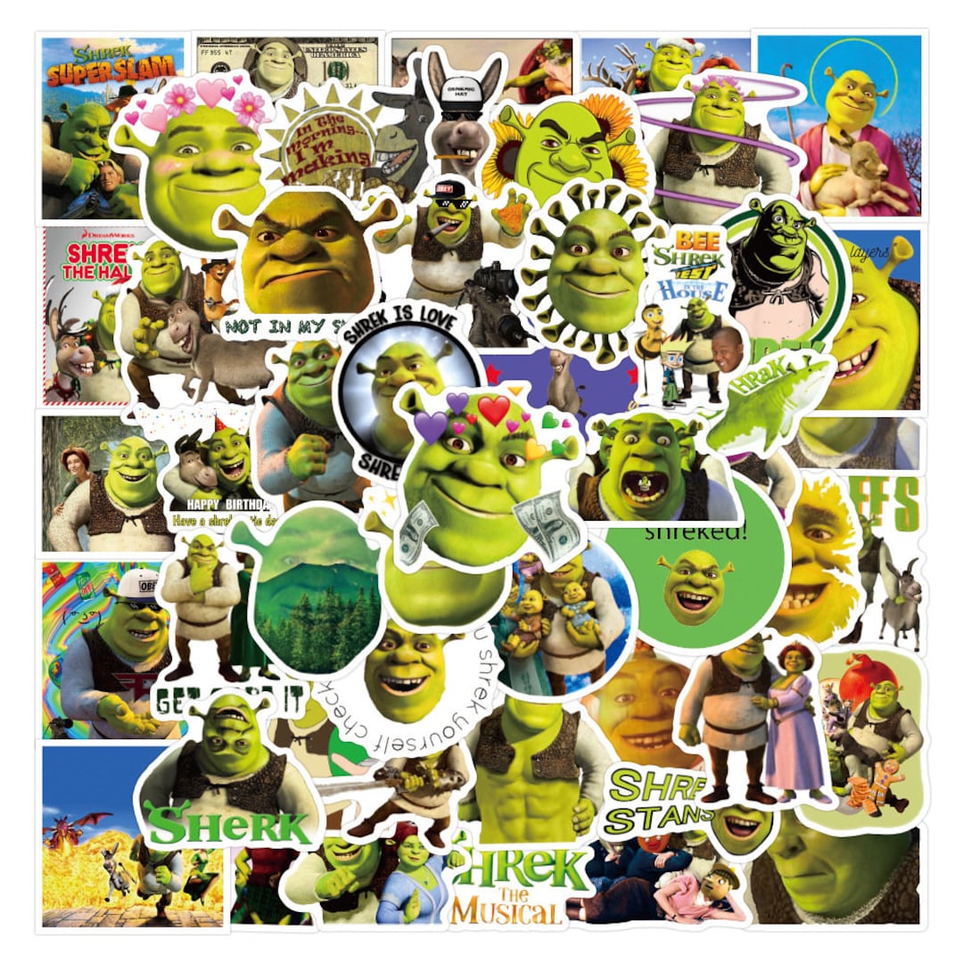 50 Shrek Stickers/anime Stickers/book Stickers/gift - Etsy
