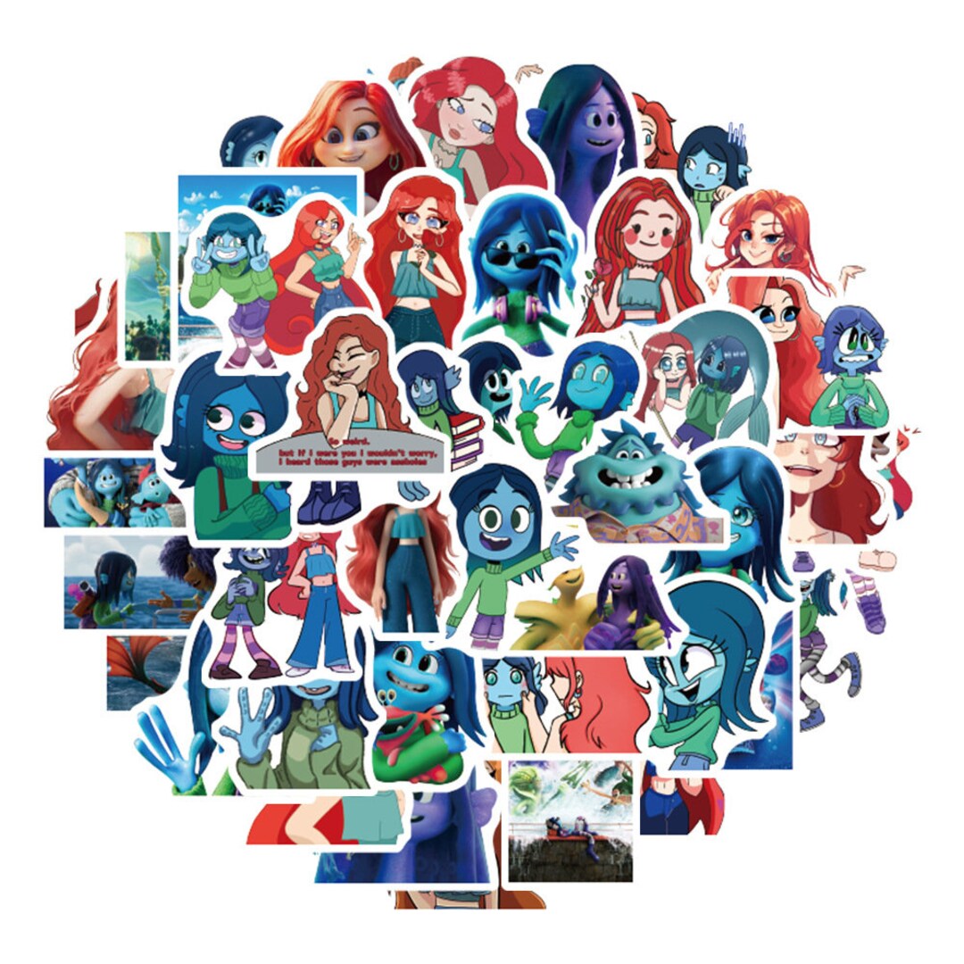 50 Ruby Gillman, Teenage Kraken Sticker Pack for Laptop/waterbottle ...