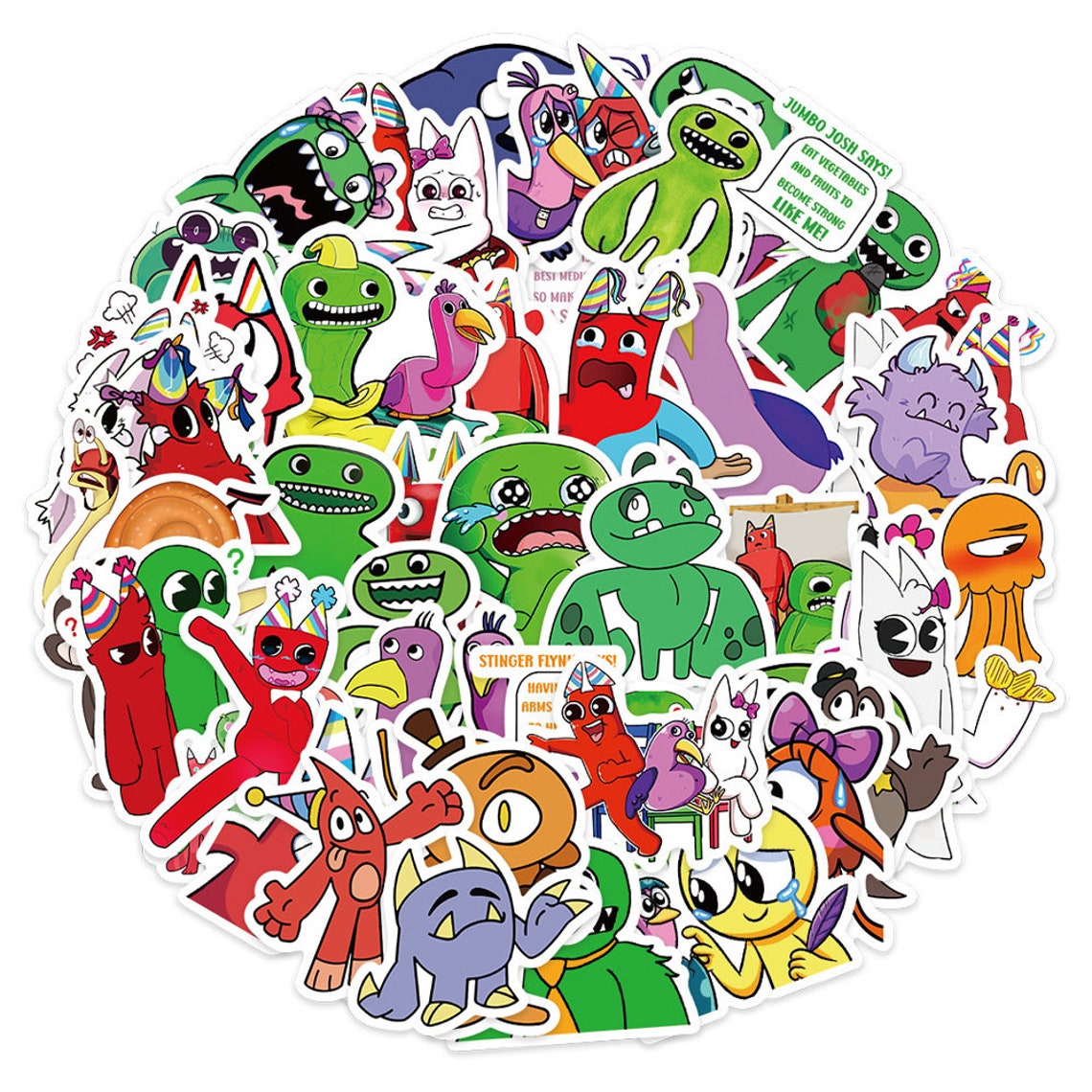 50 Garten of Banban Stickers/vinyl Sticker/waterproof Sticker - Etsy Canada