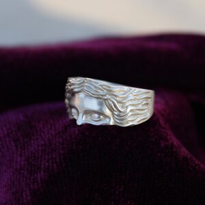 Aphrodite Ring, Venus Ring, Ancient Greek God Ring, Mystical Goddess Venus Silver Ring, Venus De ...