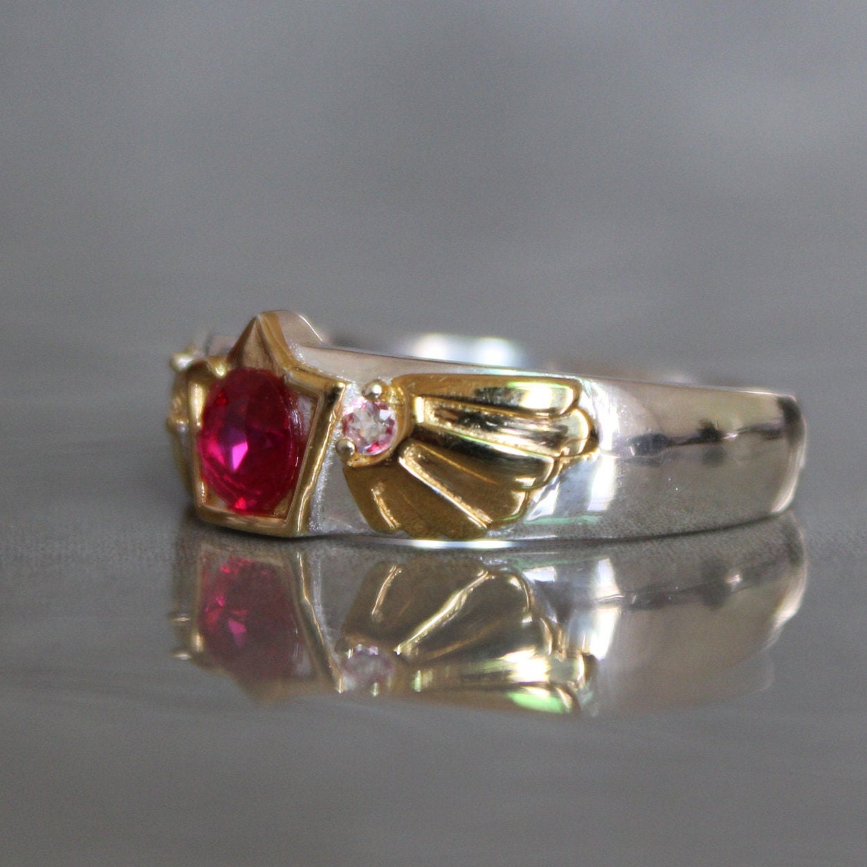 Zelda Breath of the Wild Goron's Ruby Ring, Anime Jewelry, Hylian ...