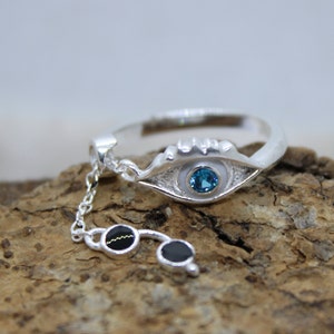 Gojo Satoru Eye Ring, Jjk Ring, Satoru Gojo Inspired Ring,gojo Cosplay Silver Ring,gift for ...