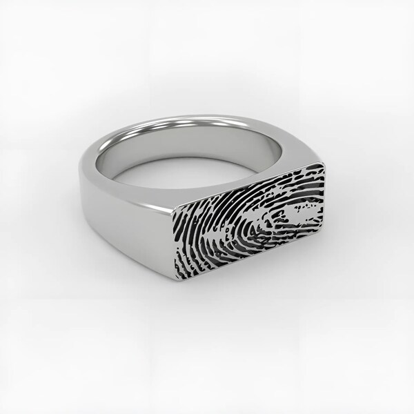 Fingerprint Ring - Etsy