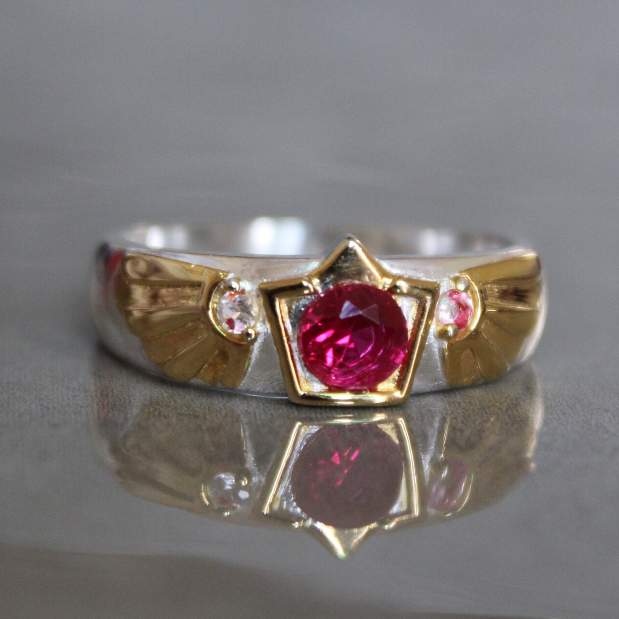 Zelda Breath of the Wild Goron's Ruby Ring, Anime Jewelry, Hylian ...
