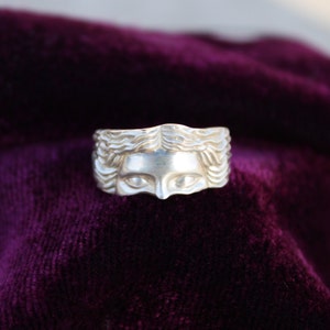 Aphrodite Ring, Venus Ring, Ancient Greek God Ring, Mystical Goddess Venus Silver Ring, Venus De ...