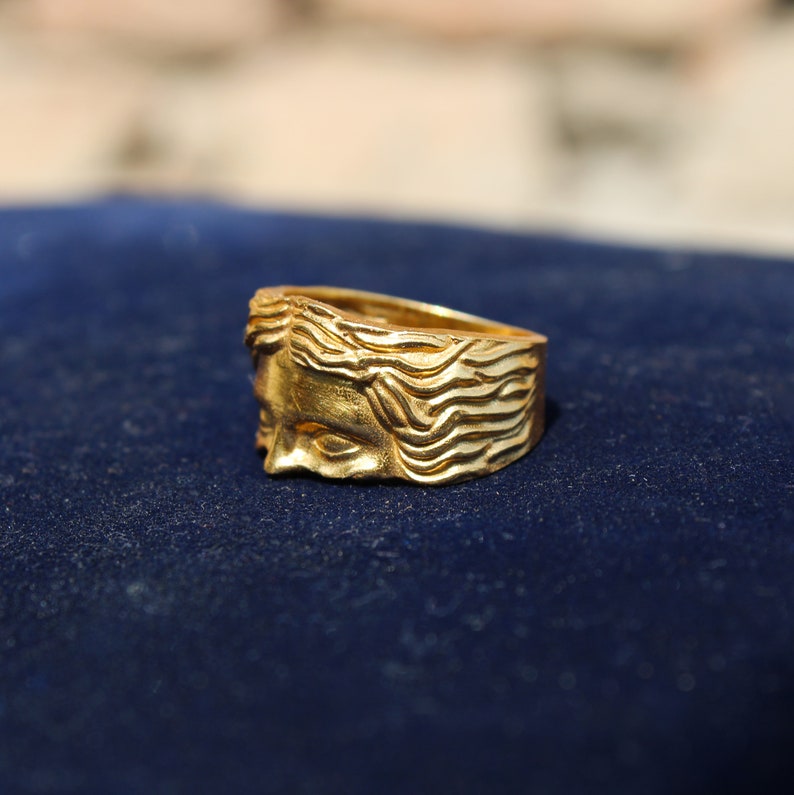 Aphrodite Ring, Venus Ring, Ancient Greek God Ring, Mystical Goddess Venus Silver Ring, Venus De ...