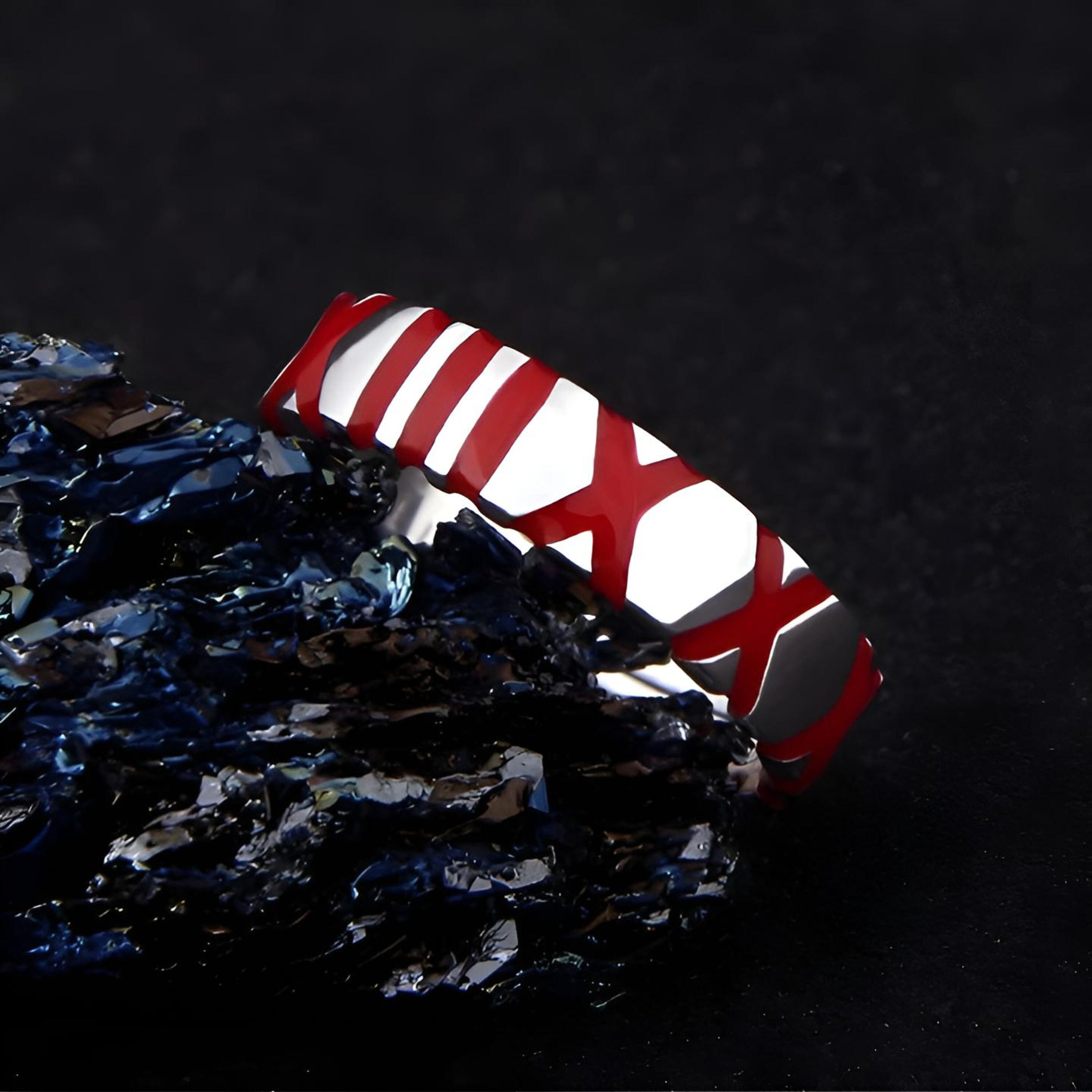 Anime Ring Tokyo Ghoul Ring Juzo Head Mark Ring Red Ring - Etsy UK