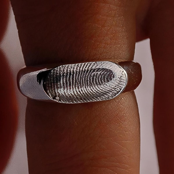 Fingerprint Ring - Etsy