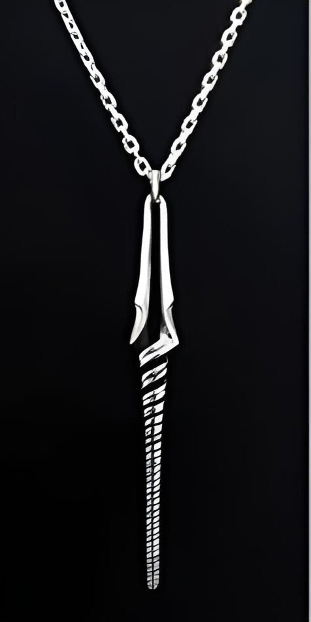 Spear of Longinus Silver Pendantspear of Fate Jewelryanime - Etsy