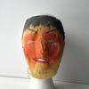 Artisan Half Mask 'angry' (brown) - Etsy