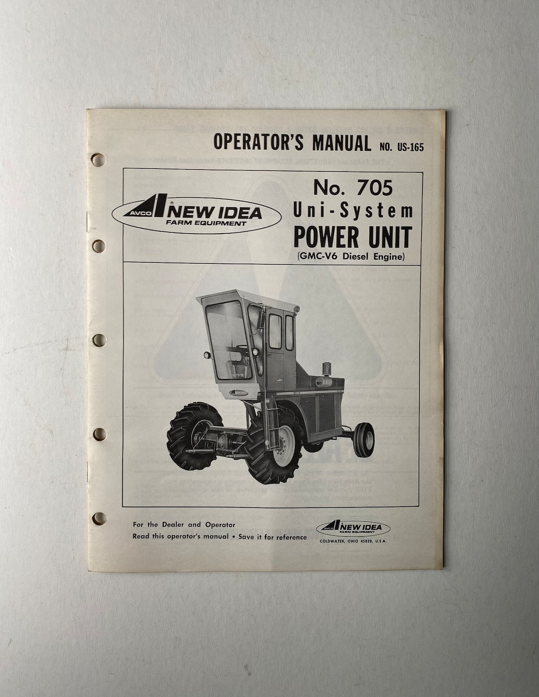 Original 1973 AVCO New Idea Farm Equipment No. 705 Uni-system - Etsy