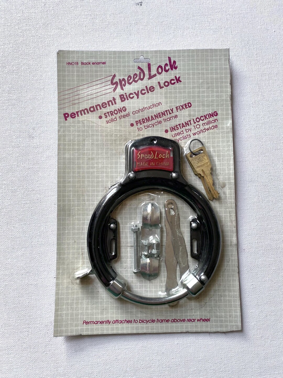 NIP Vintage Speed Lock Permanent Bicycle Lock - Etsy