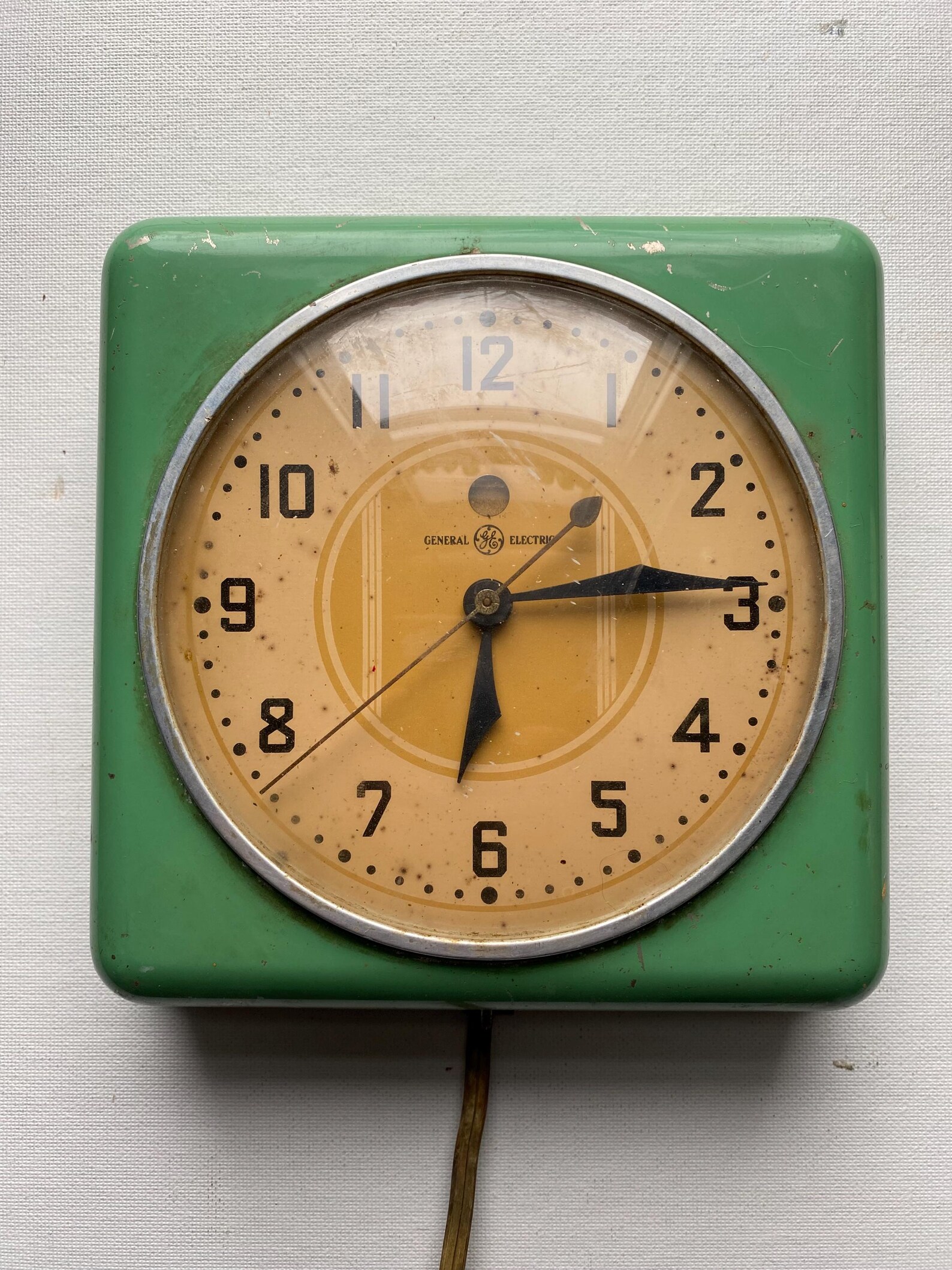 Working Vintage GE Telechron Kitchen Wall Clock Model No. 2H08 General ...