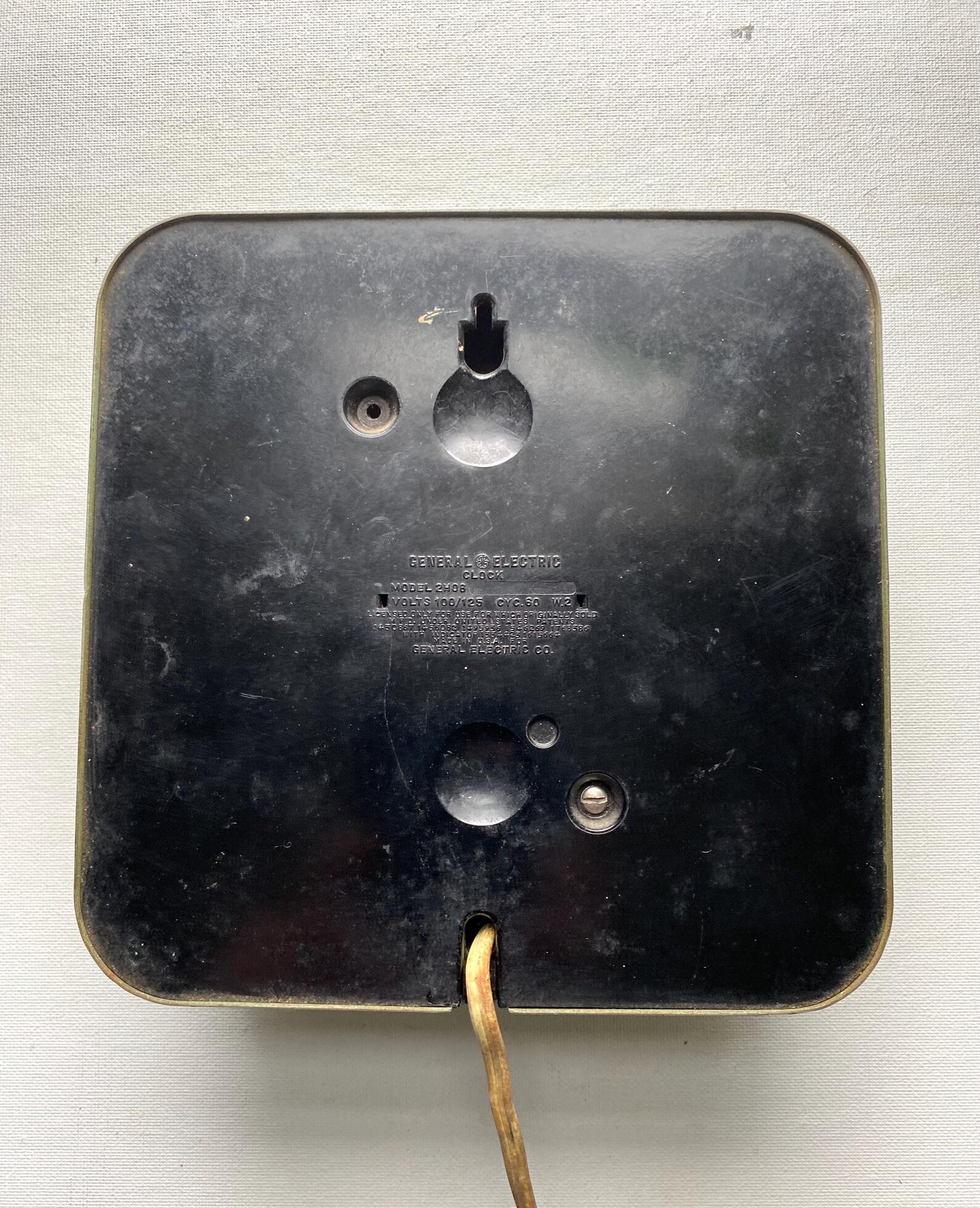 Working Vintage GE Telechron Kitchen Wall Clock Model No. 2H08 General ...