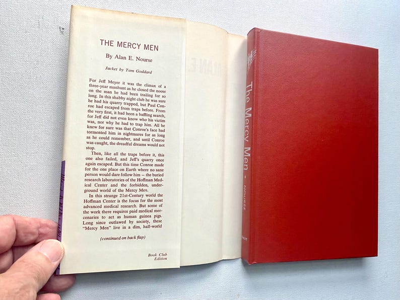 The Mercy Men: 1968 Alan Nourse Sci-fi Book Club Edition - Etsy