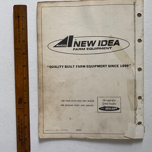 Original 1977 AVCO New Idea Farm Equipment No. 299 Mow/ditioner ...