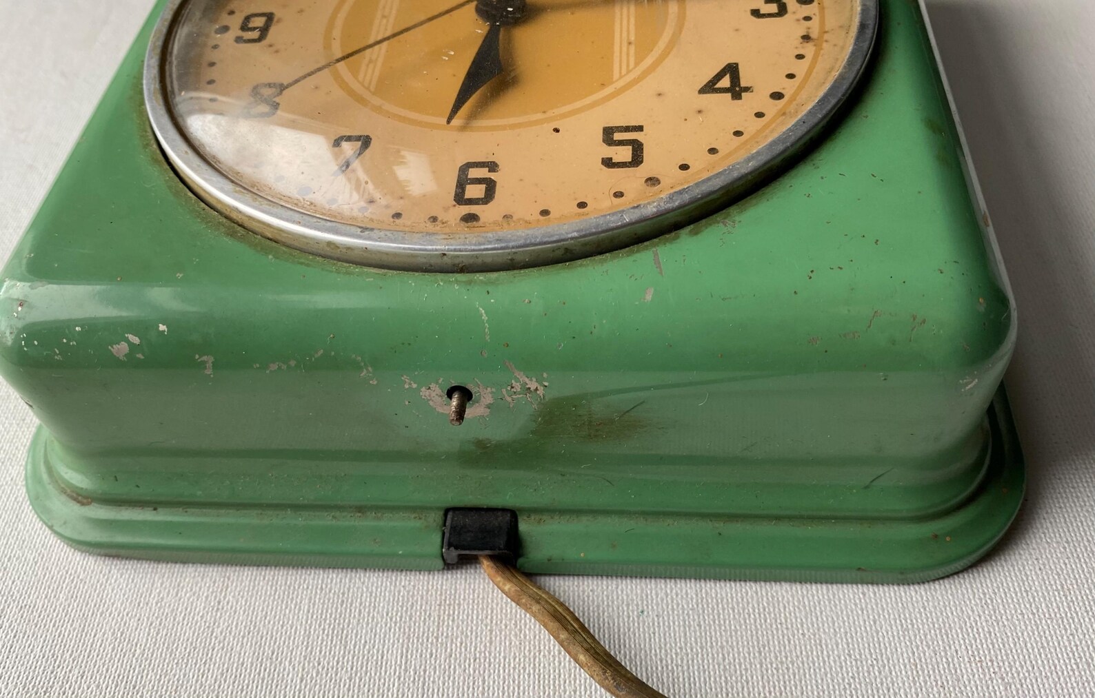 Working Vintage GE Telechron Kitchen Wall Clock Model No. 2H08 General ...