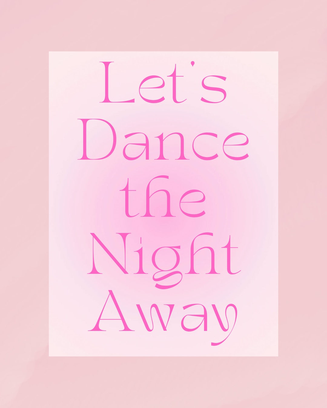 Lets Dance the Night Away Poster Wall Art Wall Decor Kpop Inspired - Etsy