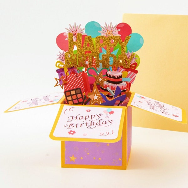 Birthday Card Box - Etsy